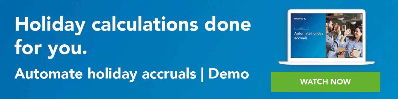 Holiday entitlement calculator – calculations made easy | Moorepay