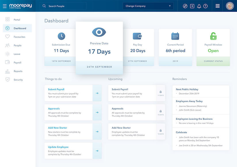 Payroll Company | HR & Payroll Services Company | Moorepay UK